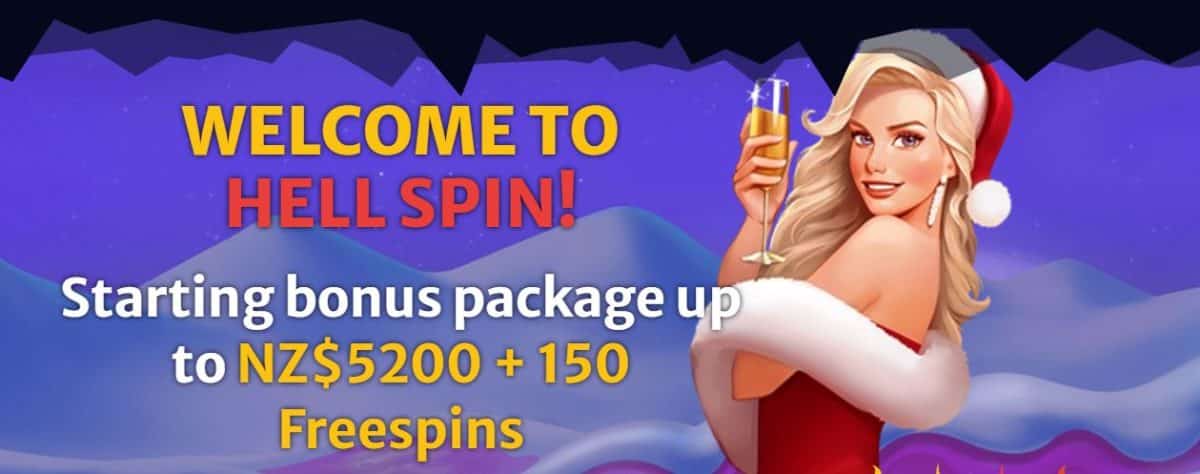 Hell Spin Casino NZ Review → Bonus: NZ$5200 + 150 free spins
